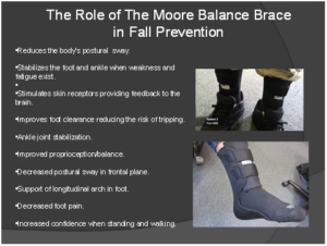 moore balance brace in fall prevention | Sole Remedy Foot Care